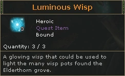 Luminous Wisp | Eldevin Wiki | Fandom