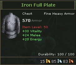 Iron Full Plate | Eldevin Wiki | Fandom