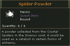 Spider Powder | Eldevin Wiki | Fandom