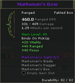 Marksman's Bow | Eldevin Wiki | Fandom