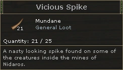 Vicious Spike | Eldevin Wiki | Fandom
