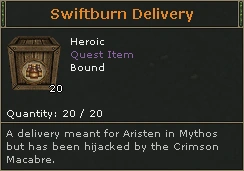 Swiftburn Delivery | Eldevin Wiki | Fandom