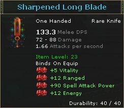 Sharpened Long Blade | Eldevin Wiki | Fandom