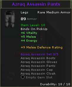 Azraq Assassin Pants | Eldevin Wiki | Fandom