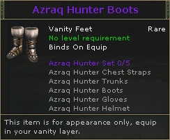 Azraq Hunter Boots | Eldevin Wiki | Fandom