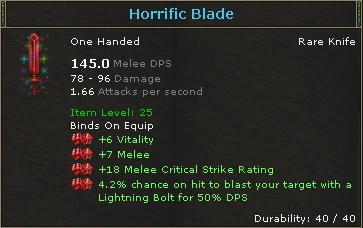 Horrific Blade | Eldevin Wiki | Fandom