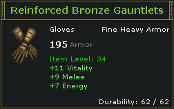 Reinforced Bronze Gauntlets | Eldevin Wiki | Fandom