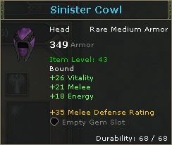Sinister Cowl | Eldevin Wiki | Fandom