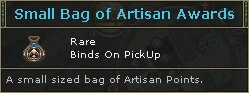 Small Bag of Artisan Awards | Eldevin Wiki | Fandom
