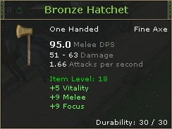Bronze Hatchet | Eldevin Wiki | Fandom