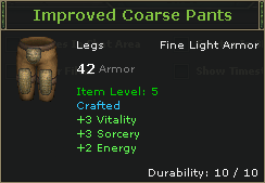 Improved Coarse Pants | Eldevin Wiki | Fandom