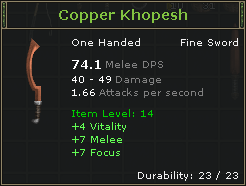 Copper Khopesh | Eldevin Wiki | Fandom