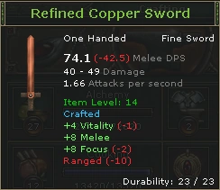 Refined Copper Sword | Eldevin Wiki | Fandom