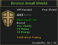 Bronze Small Shield | Eldevin Wiki | Fandom