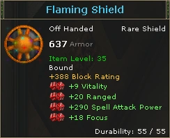 Flaming Shield | Eldevin Wiki | Fandom