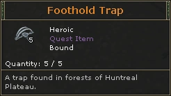 Foothold Trap | Eldevin Wiki | Fandom