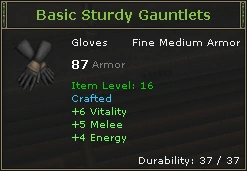 Basic Sturdy Gauntlets | Eldevin Wiki | Fandom