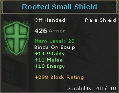 Rooted Small Shield | Eldevin Wiki | Fandom
