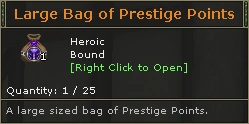Large Bag of Prestige Points | Eldevin Wiki | Fandom