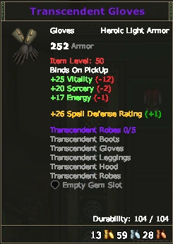 Transcendent Gloves | Eldevin Wiki | Fandom