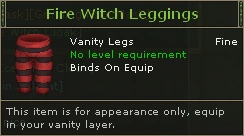Fire Witch Leggings | Eldevin Wiki | Fandom
