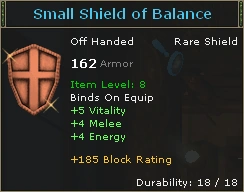 Small Shield of Balance | Eldevin Wiki | Fandom