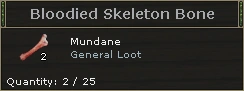 Bloodied Skeleton Bone | Eldevin Wiki | Fandom
