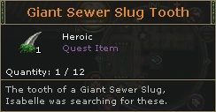 Giant Sewer Slug Tooth | Eldevin Wiki | Fandom