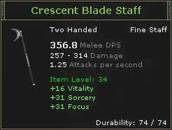 Crescent Blade Staff | Eldevin Wiki | Fandom