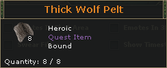 Thick Wolf Pelt | Eldevin Wiki | Fandom
