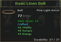 Basic Linen Belt | Eldevin Wiki | Fandom
