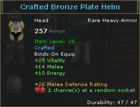 Crafted Bronze Plate Helm | Eldevin Wiki | Fandom