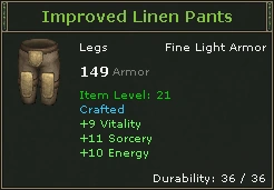 Improved Linen Pants | Eldevin Wiki | Fandom