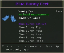 Blue Bunny Feet | Eldevin Wiki | Fandom