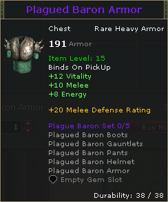 Plagued Baron Armor | Eldevin Wiki | Fandom