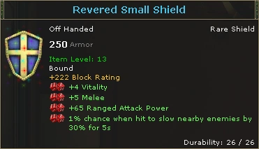 Revered Small Shield | Eldevin Wiki | Fandom