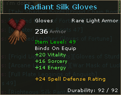 Radiant Silk Gloves | Eldevin Wiki | Fandom