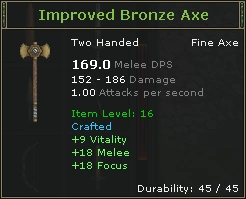 Improved Bronze Axe | Eldevin Wiki | Fandom