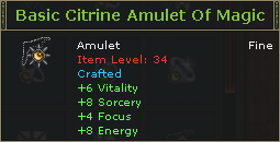 Basic Citrine Amulet Of Magic | Eldevin Wiki | Fandom