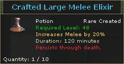 Crafted Large Melee Elixir | Eldevin Wiki | Fandom