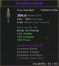 Deadeye Blade | Eldevin Wiki | Fandom