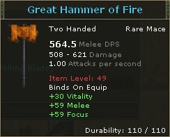 Great Hammer of Fire | Eldevin Wiki | Fandom