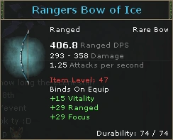 Rangers Bow of Ice | Eldevin Wiki | Fandom