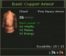 Basic Copper Armor | Eldevin Wiki | Fandom