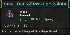Small Bag of Prestige Points | Eldevin Wiki | Fandom
