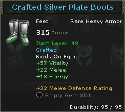 Crafted Silver Plate Boots | Eldevin Wiki | Fandom