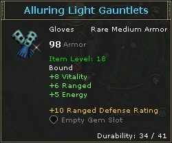 Alluring Light Gauntlets | Eldevin Wiki | Fandom