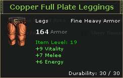 Copper Full Plate Leggings | Eldevin Wiki | Fandom