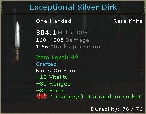 Exceptional Silver Dirk | Eldevin Wiki | Fandom