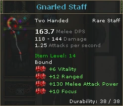 Gnarled Staff | Eldevin Wiki | Fandom